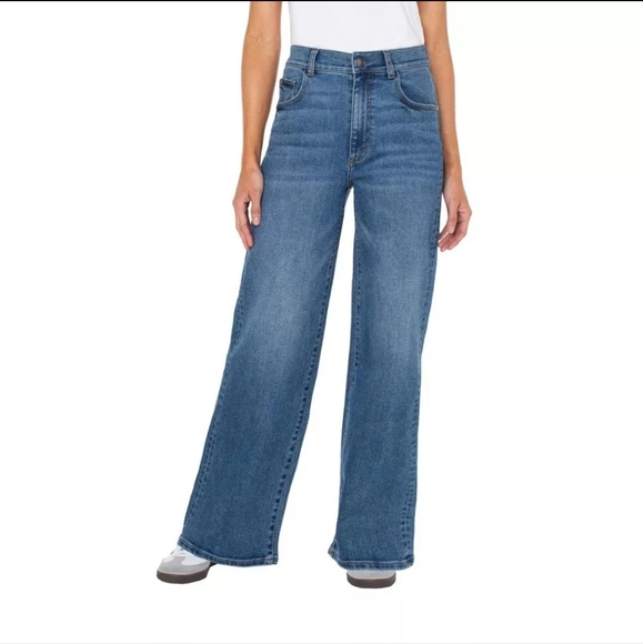 Well Worn | Jeans | Well Worn Womens Denim Wide Leg High Rise Light ...